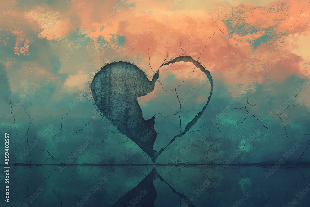 broken heart background, Beautiful Broken Heart Backgrounds for Your ...
