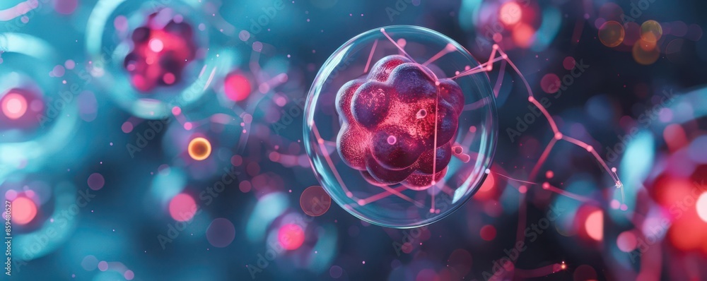 Atomic protons, fundamental atomic structure, top view, source of ...