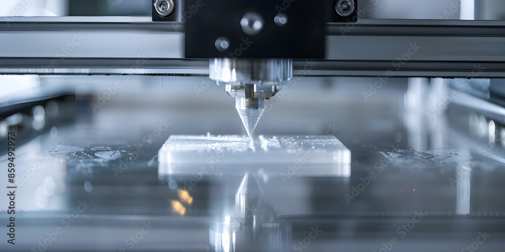 3D printer creating detailed objects layer by layer showcasing additive manufacturing potential ...