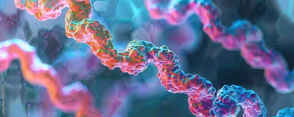Synapsis of homologous chromosomes during meiosis I, top view ...