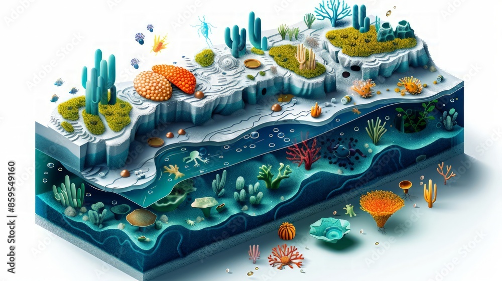 the process of nitrogen fixation, showing nitrogen gas conversion ...