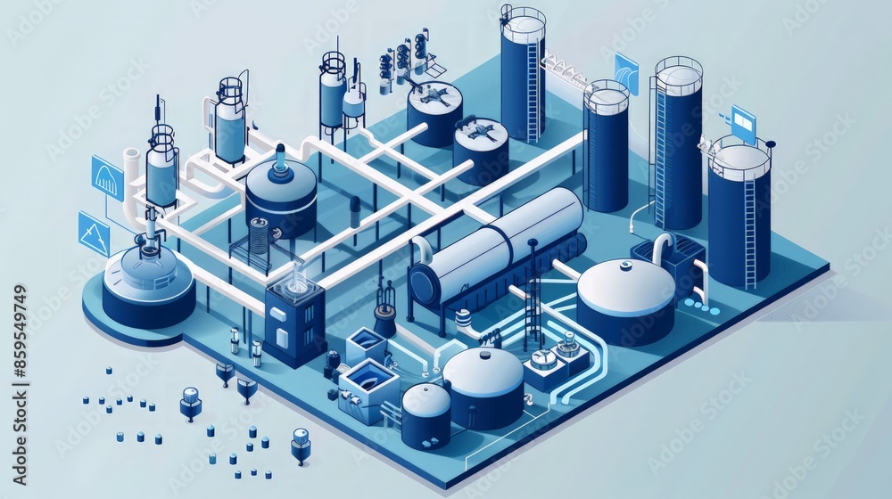 the process of membrane filtration, showing microfiltration ...