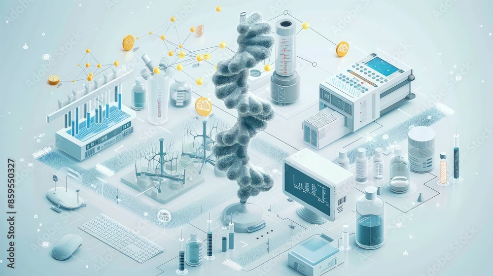 the process of DNA fingerprinting, showing DNA extraction, restriction ...