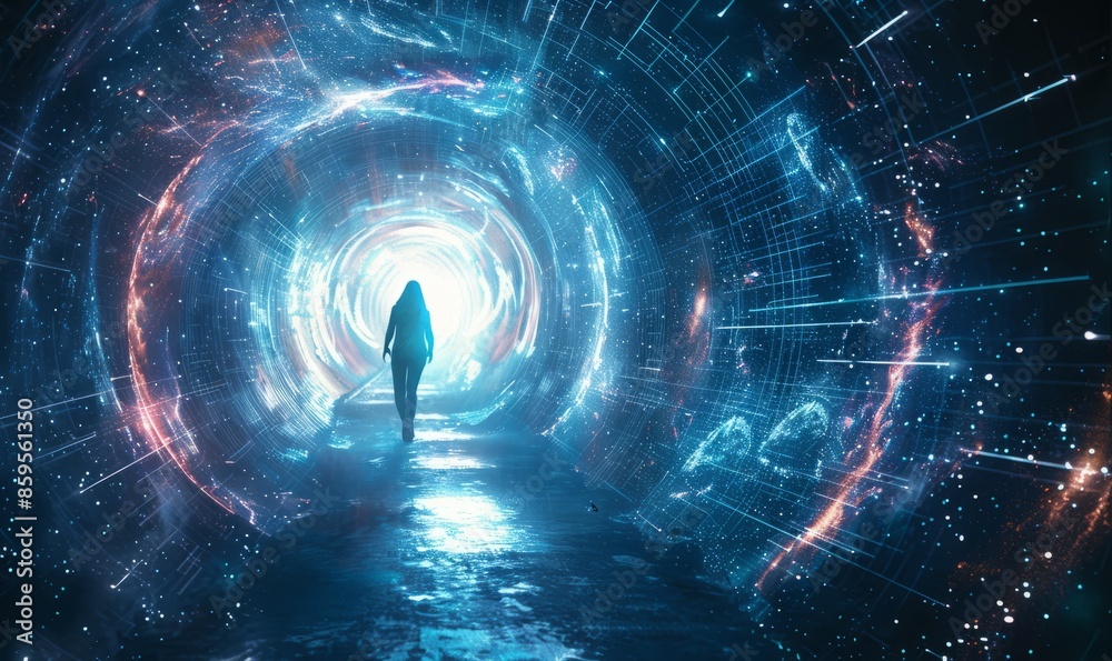 Advanced Artificial intelligence utilizing quantum computing in a digital information tunnel ...