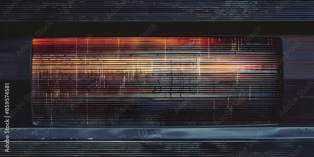 Retro Aesthetic Vintage VHS Scanlines or TV Static Noise Overlay ...