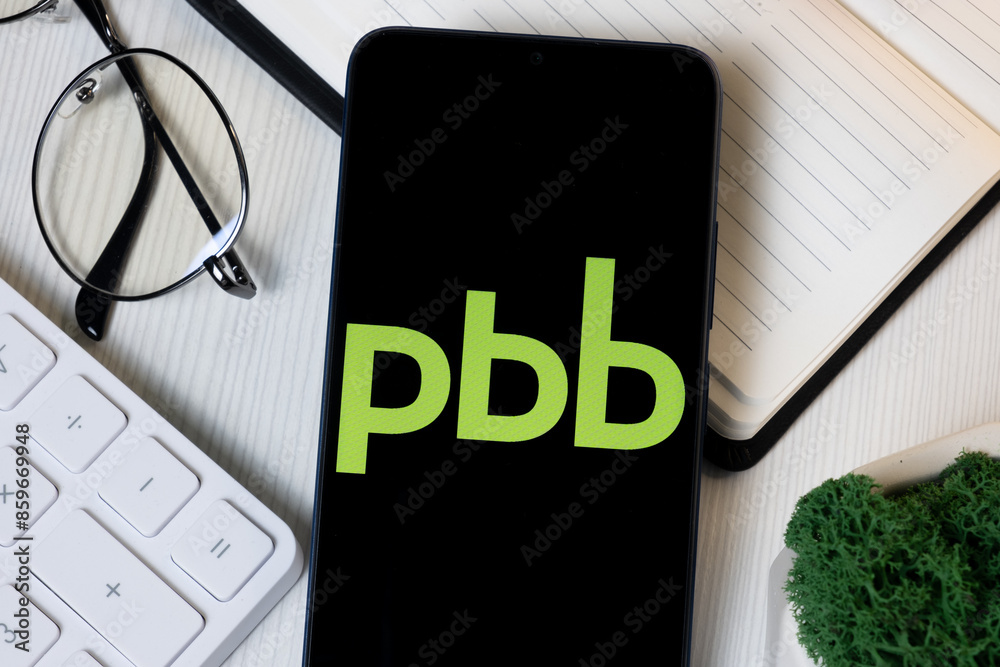 New York, USA - 1 June 2024: Deutsche Pfandbriefbank Logo on Phone ...