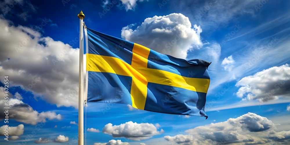 The swedish flag is a symbol of the country's history and culture. it ...