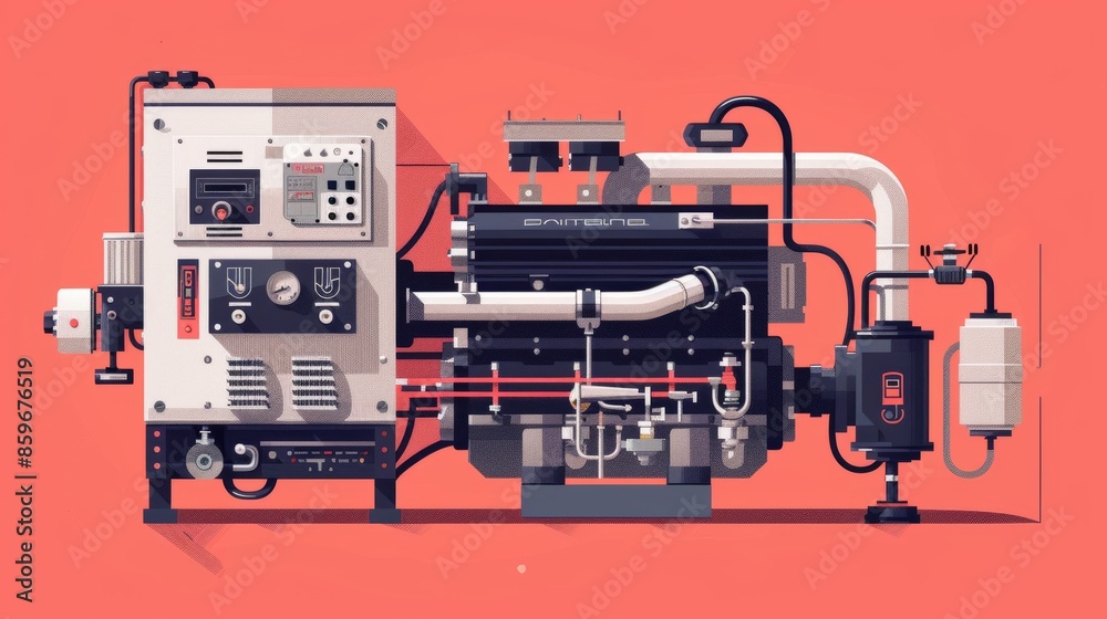 Informative Poster on Safe Gasoline Generator Operation with Placement ...