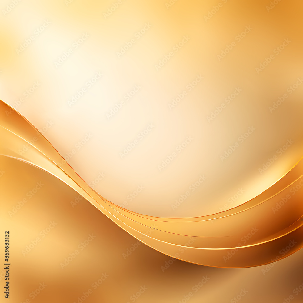 gold gradation background, wavy lines and gradations, dynamic shape ...