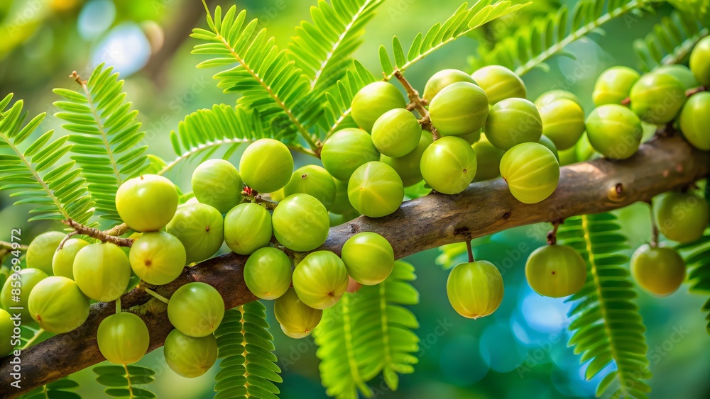 Amla, also known as indian gooseberry, is a small, round, green fruit ...