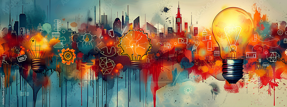 Design art concept abstract contemporary modern background business ...