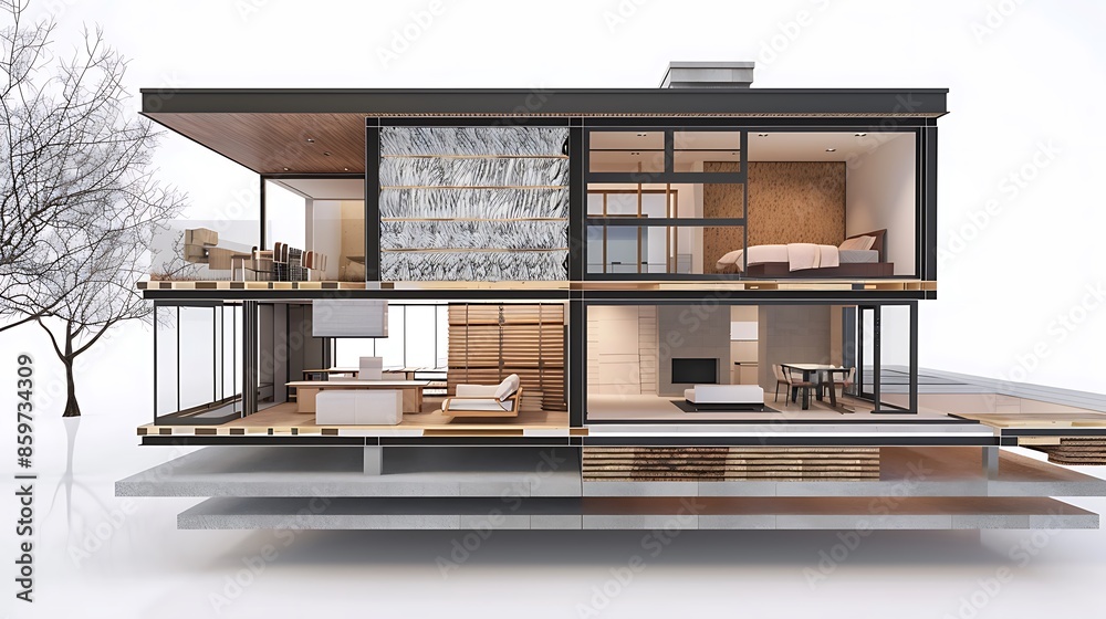 detailed cross-section of a home showing the layers behind fiber cement ...