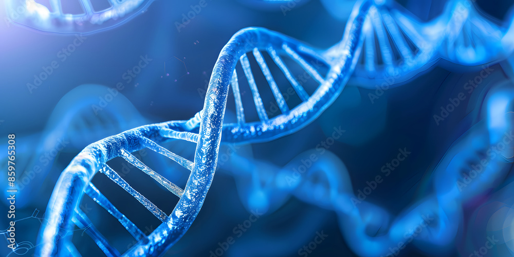 Ilustração de uma hélice dupla de DNA simples e minimalista Stock Photo ...