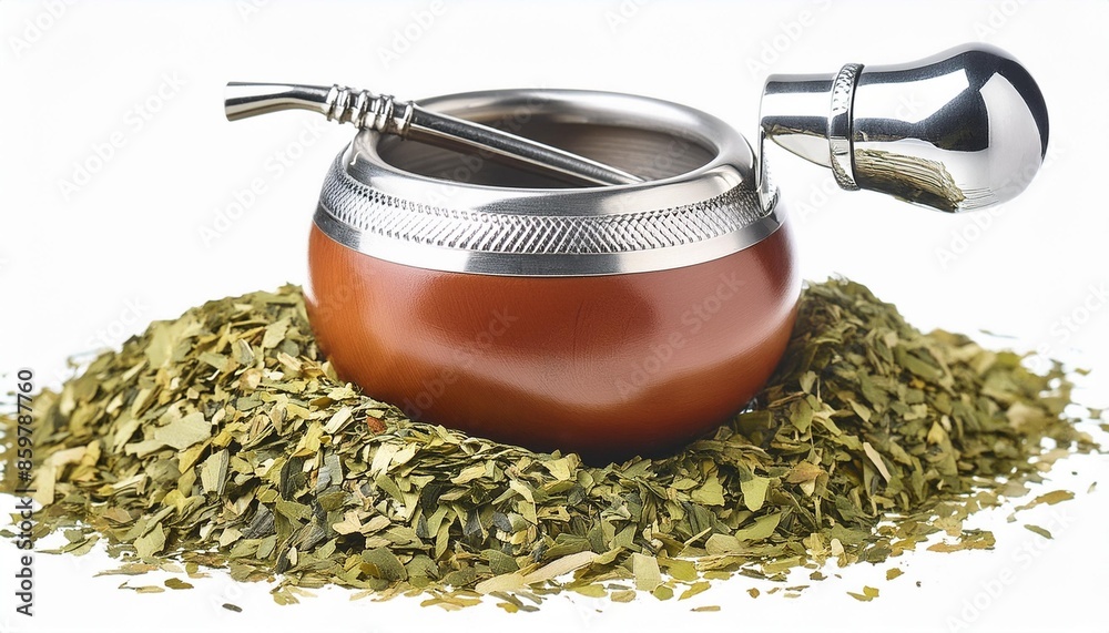 yummy yerba mate ilex paraguariensis isolated on transparent background ...