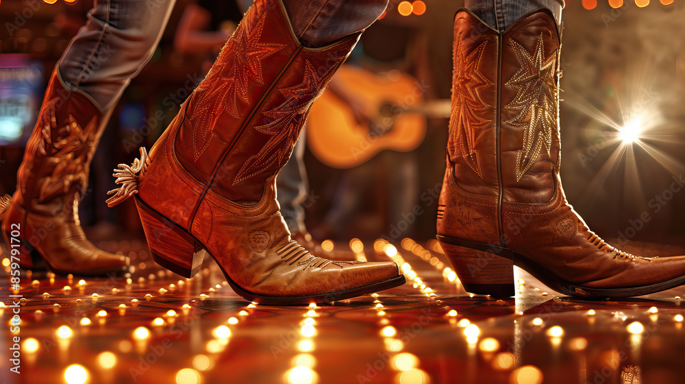 Honky-tonk is the clatter of cowboy boots on a dance floor: Picture a ...
