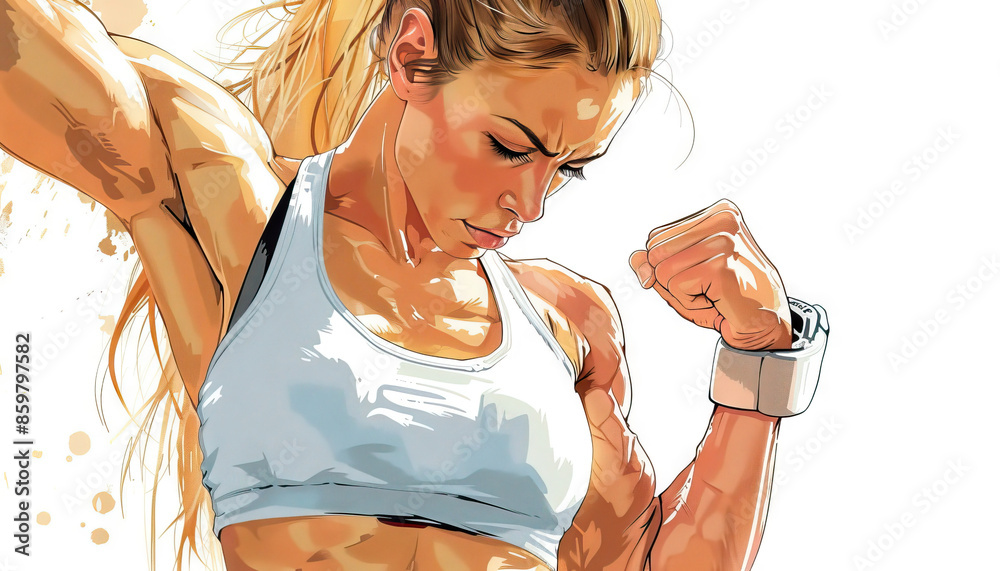 Muscular women are the architects of their bodies: Visualize a muscular ...