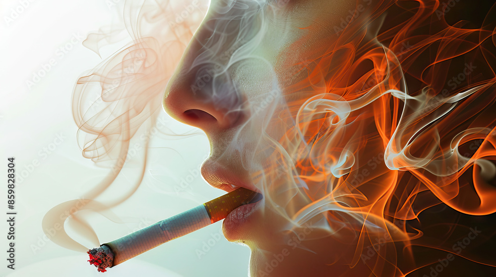 Smoking is the insidious whisper that lures to addiction: Visualize a ...