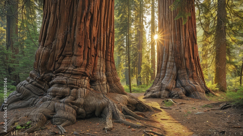 Ancient forests, with their massive, centuries-old trees, tell stories ...