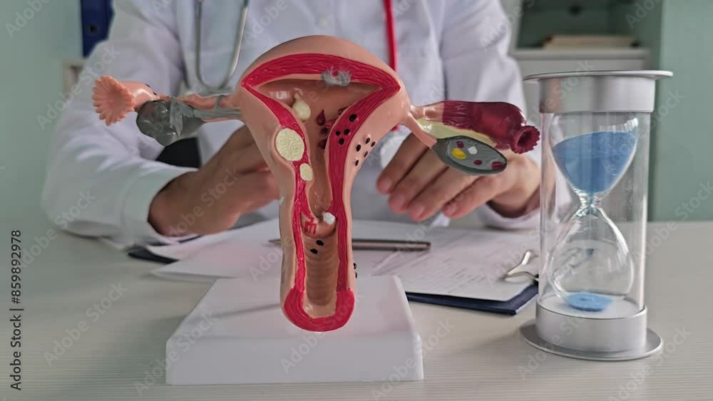 Biological clock and fertility time to give birth. Gynecologist ...