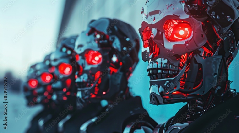 Robot horror zombie cyborg army monster characters Background wallpaper ...