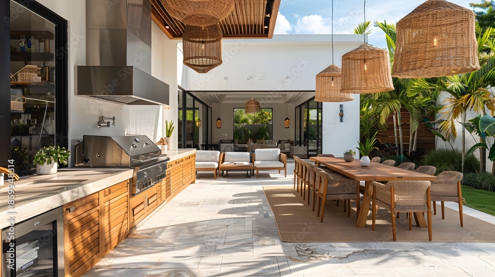 High-resolution image of a stylish and modern architectural design ...