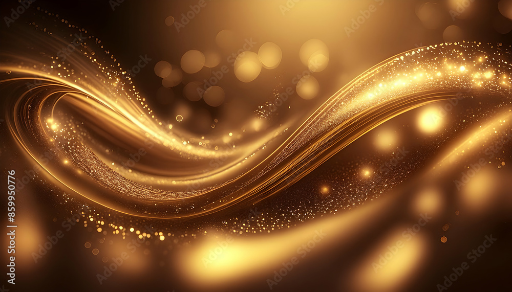 Foto de Shiny gold wave background gold texture abstract wave design ...