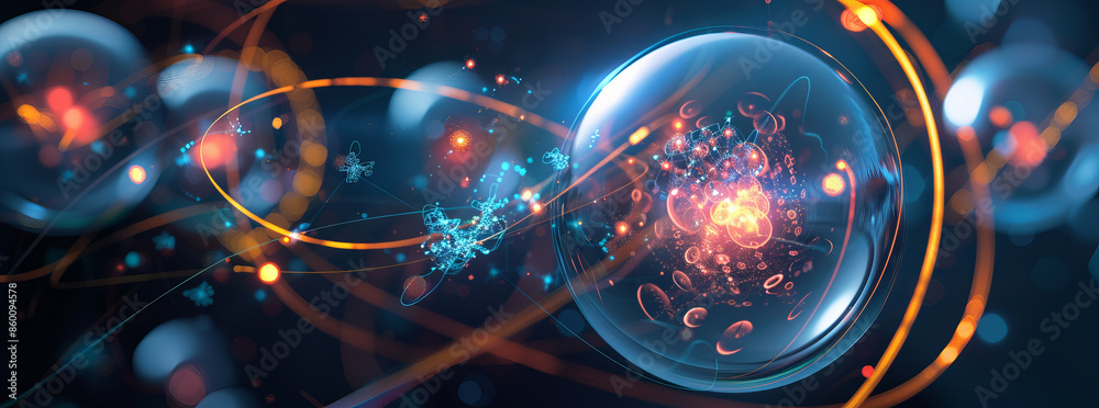 Illustrate the concept of quantum superposition using vectors ...