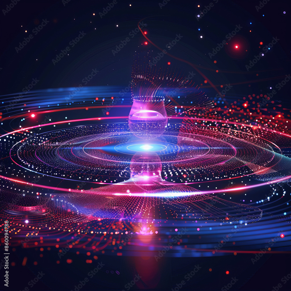 Illustrate the concept of quantum superposition using vectors ...