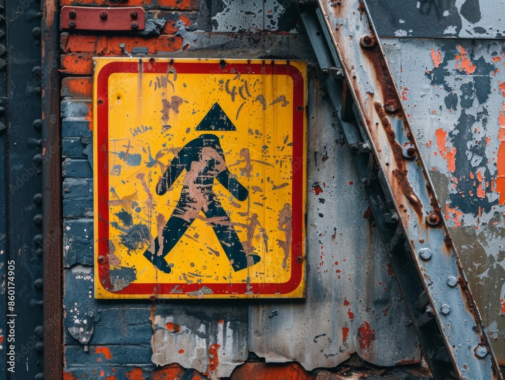 Bold Warning SignImpactful Design for Safety Precautions and Hazard ...