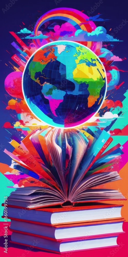 International Literacy Day. The earth is filled with knowledge ...