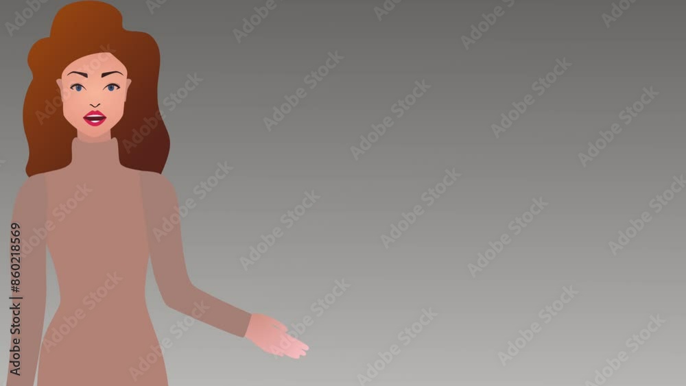 lip syncing, facial animation for storytelling. female character says ...