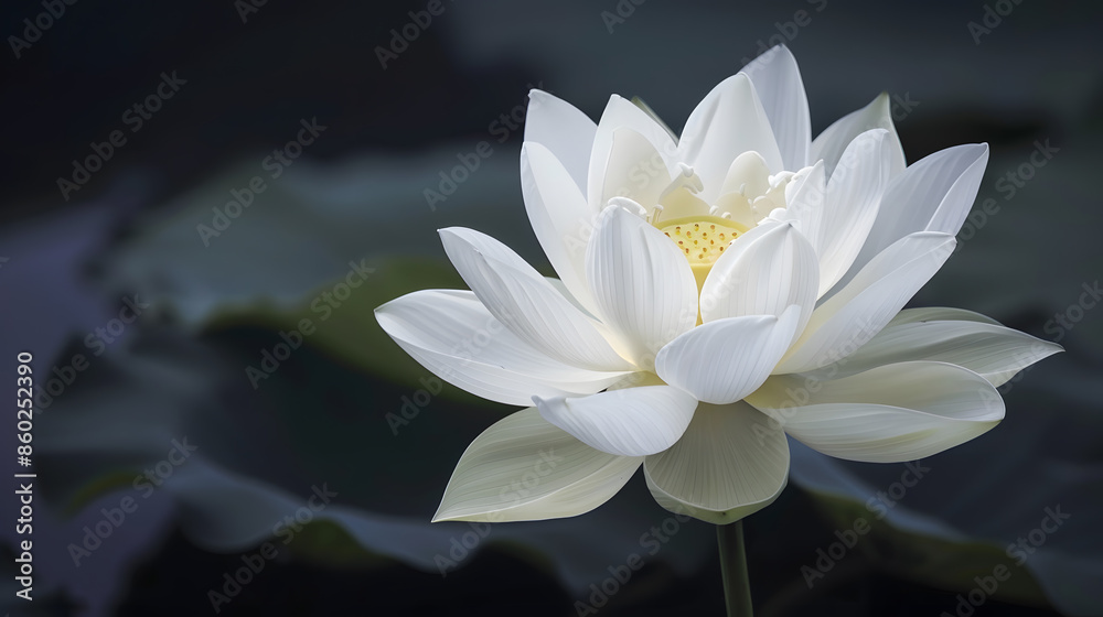 Fine art Beautiful white lotus flower and lotus flower plants pure ...