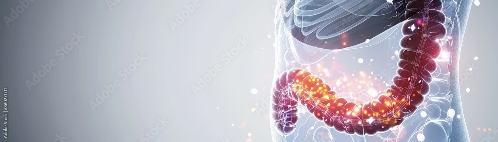 Human Digestive System Anatomy Illustration - A 3D illustration ...