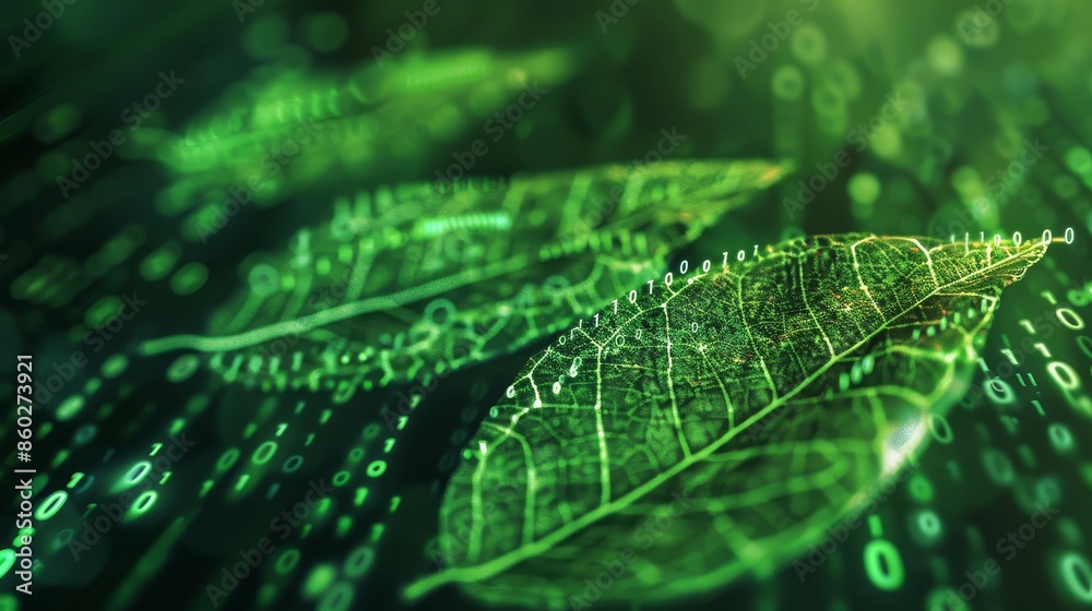 Binary Code and Leaf Veins: The Intersection of Nature and Technology ...