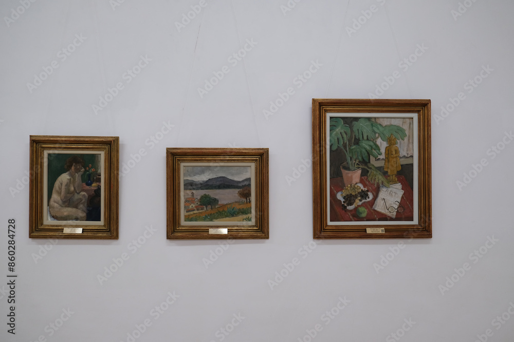 Topalu, Constanta, Romania - June 16, 2024. Interior of "Dinu and ...