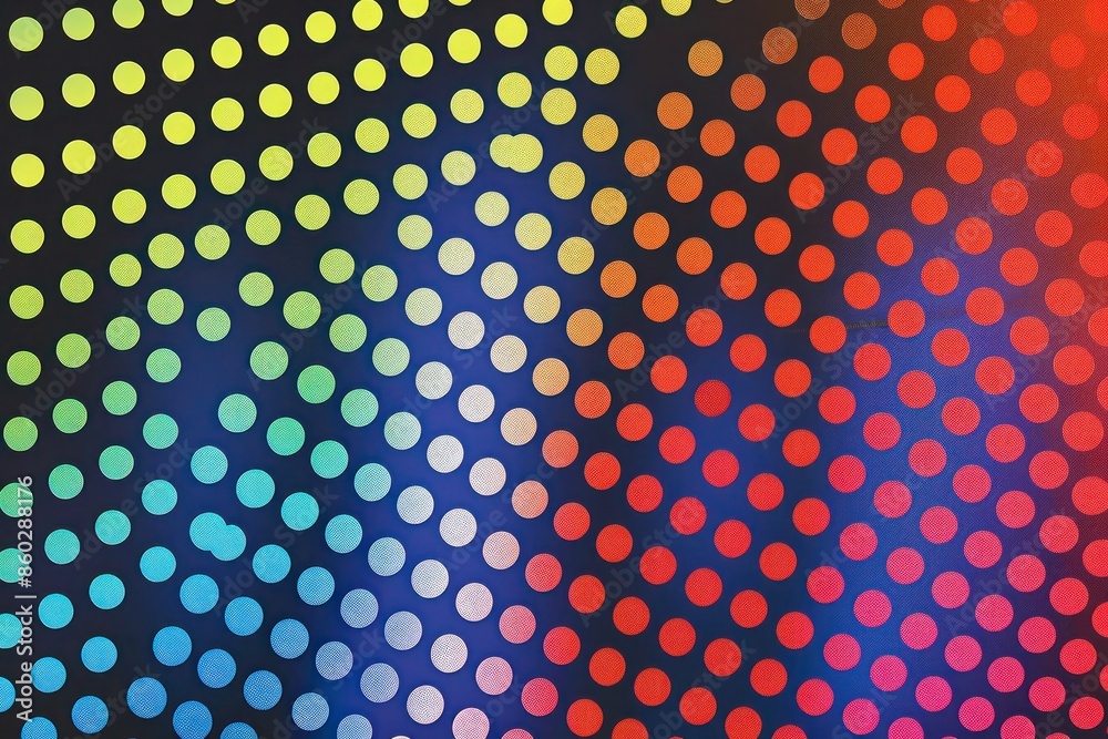 the allure of a solid colored dot pattern background, inviting viewers ...