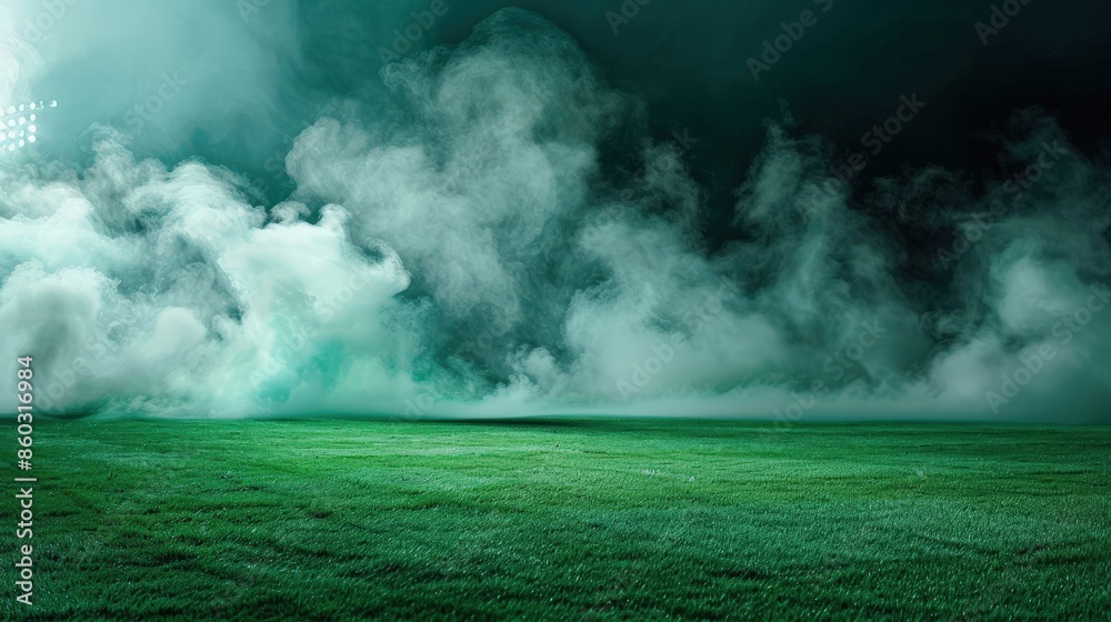 smoke grass green background dark ground light smell toxic black bad ...