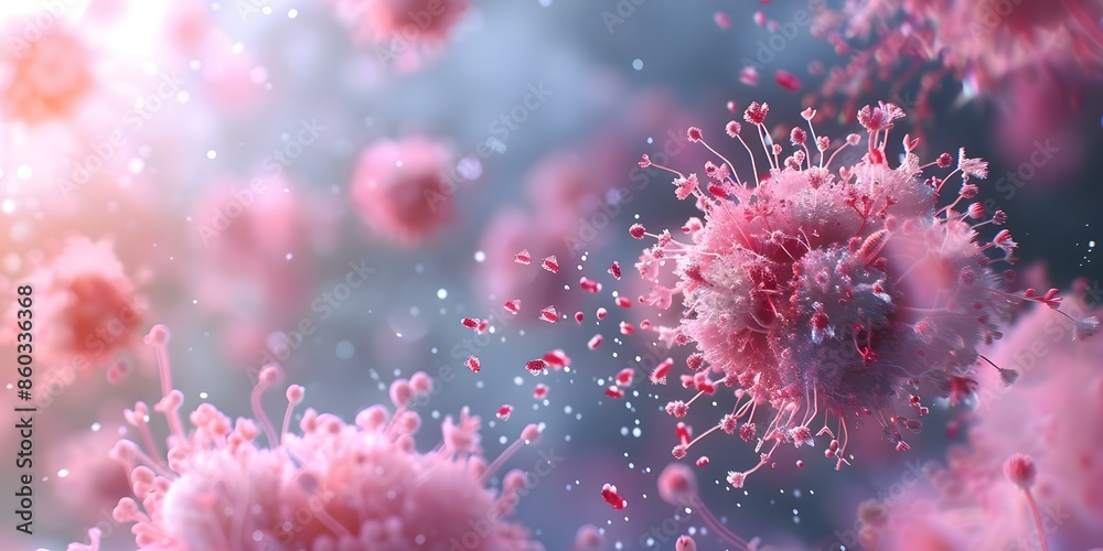 3D visualization of basophils releasing histamine during an allergic ...