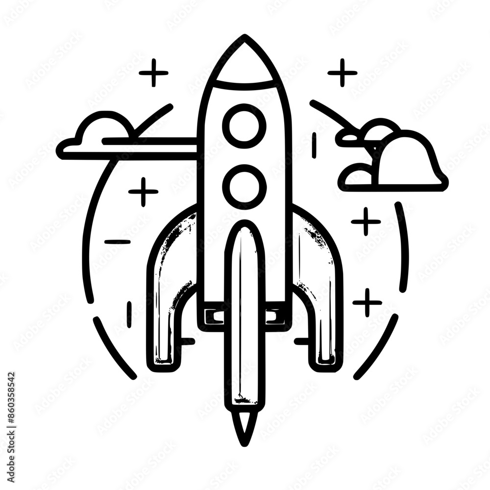 Vetor de Rocket SVG, Rocket PNG, Rocket Clipart, Rocket SVG Cut Files ...