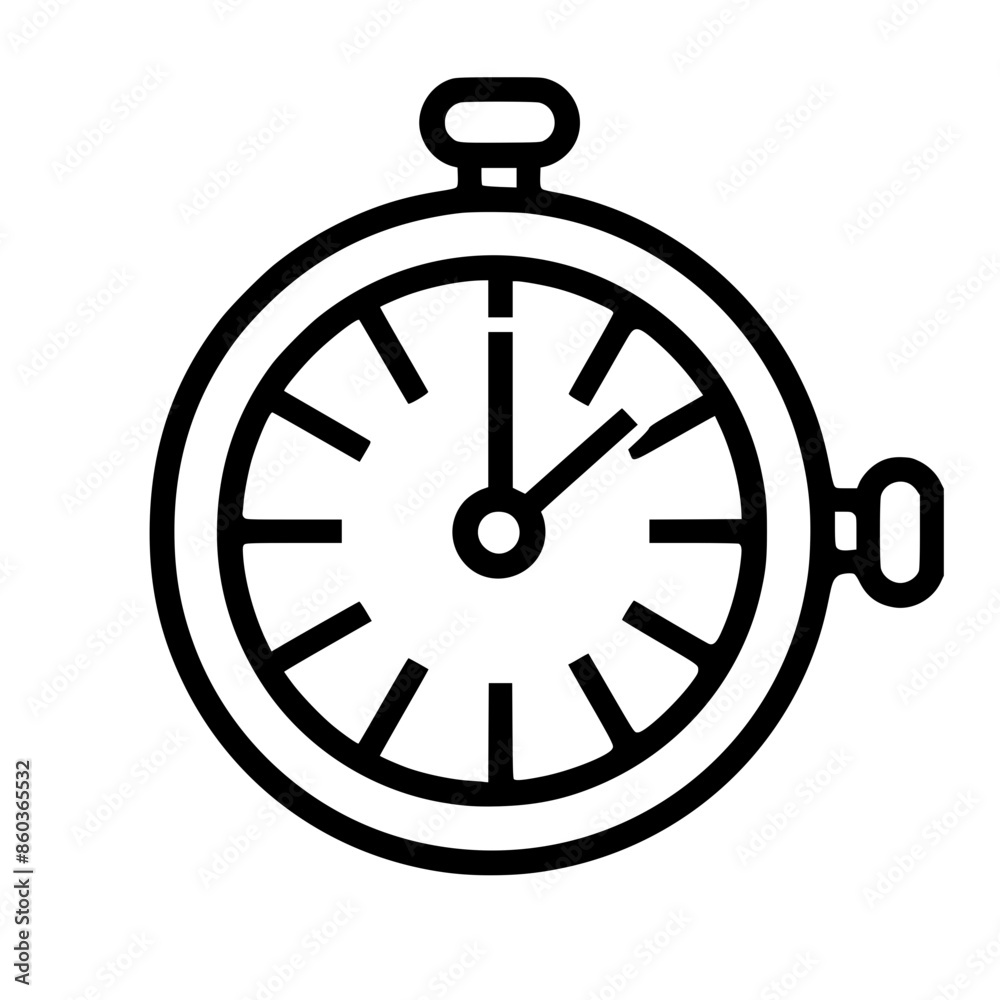 Pocket Watch icon, Pocket Watch PNG, Pocket Watch SVG, Vintage Pocket ...
