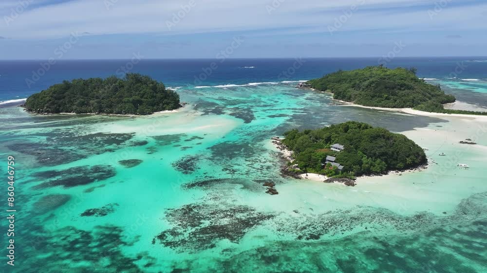 Saint-Anne National Park At Mahe Island In Victoria Seychelles. Indian ...