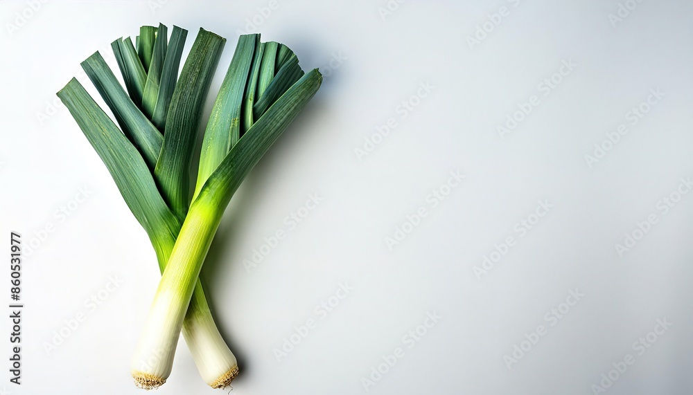 leek is a vegetable, a cultivar of Allium ampeloprasum. The edible part ...