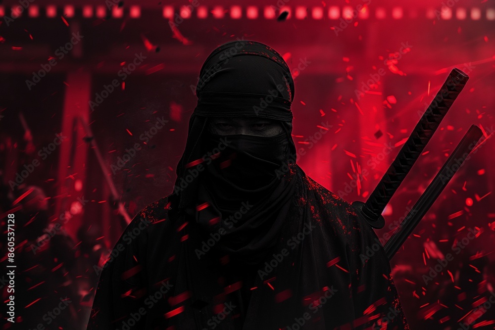 Ninja background closeup, Discover the Stealth and Mystery of Ancient ...