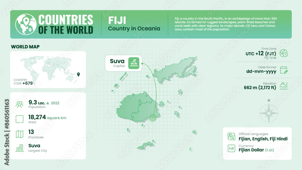 Fiji Map Detailed Insights on Geography, Population and Key Facts ...