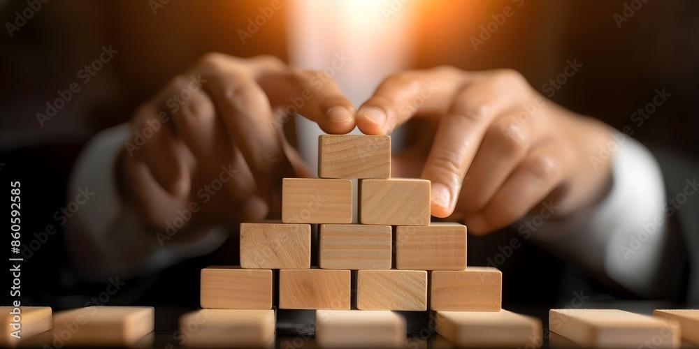 Adding Wooden Piece to Organizational Chart Career Ladder HR Manager's ...