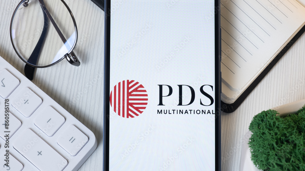 New York, USA - 11 June 2024: PDS Multinational Logo on Phone Screen ...