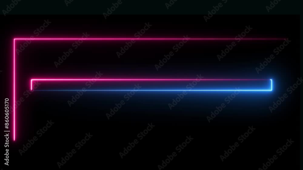 Seamless loop animation rectangle frame 4K video motion graphic ...