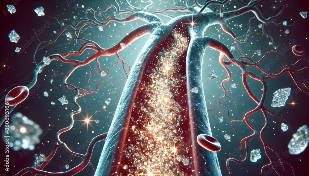 Stunning Artistic Visualization of Blood Vessels and Circulation System ...