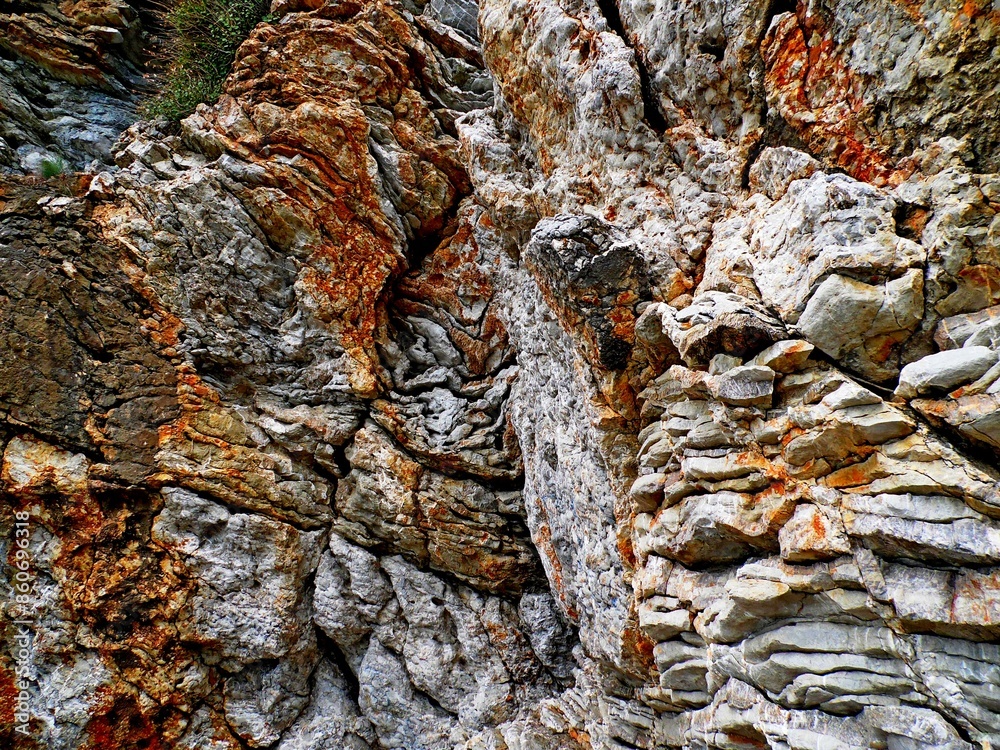 Rocks background stone texture pattern. Rocky ground stone structure ...