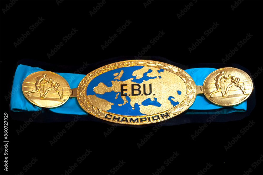 Ukraine. Boxing EBU championship belt. European Boxing Union ...
